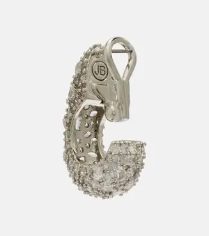 JENNIFER BEHR Crystal-embellished Hoop Earrings