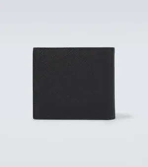 Prada Logo Saffiano Leather Wallet