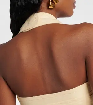 SIR. Jerry Ruched Linen Top