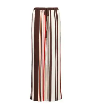 SIR. Thistle Silk Satin Wide-leg Pants