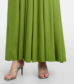 Simkhai Amarantha Draped Midi Dress - Green