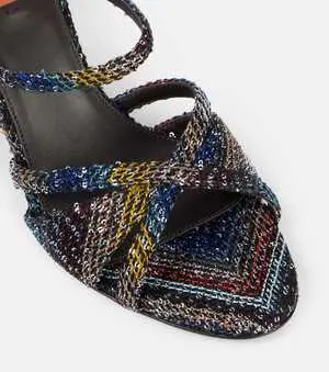 Missoni Lucy Caperdoni Sequined Wedges