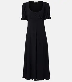 Chloé Gathered Midi Dress