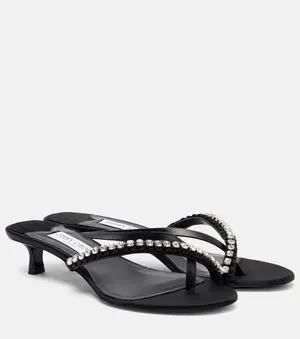 Jimmy Choo Embellished Thong Sandals
