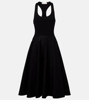 Tory Burch Racerback Midi Dress - Black