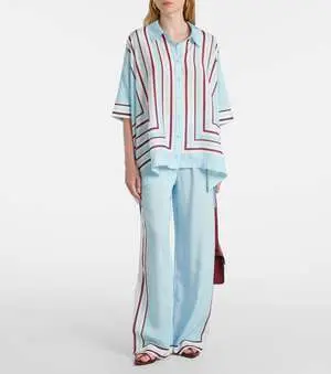 Simkhai Bowman Printed Oversized Shirt