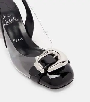 CHRISTIAN LOUBOUTIN Minny Bubble Sling 70 Slingback Pumps