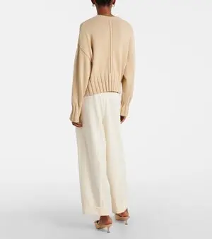 Altuzarra Cotton And Silk-blend Cardigan - Beige