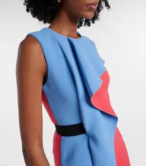 ROKSANDA Pembrook Draped Crêpe Cocktail Dress