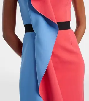 ROKSANDA Pembrook Draped Crêpe Cocktail Dress