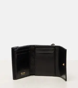 Prada Logo Leather Wallet