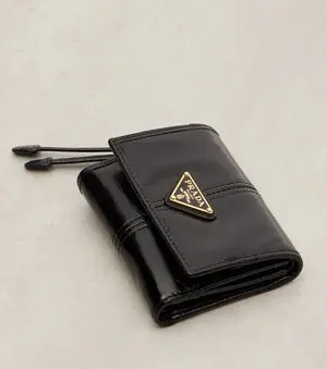 Prada Logo Leather Wallet