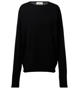 Extreme Cashmere Cotton And Cashmere Sweater - Black