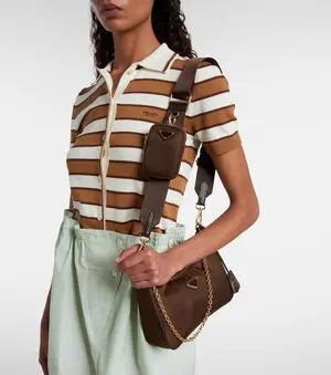 Prada Re-edition 2005 Re-nylon Shoulder Bag - Brown