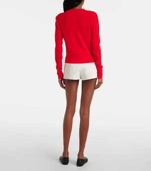 Tory Burch T Monogram Jacquard Cardigan - Red