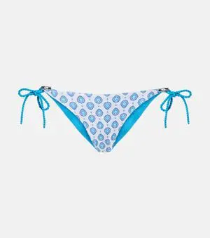 Heidi Klein La Croisette Reversible Bikini Bottoms - Blue