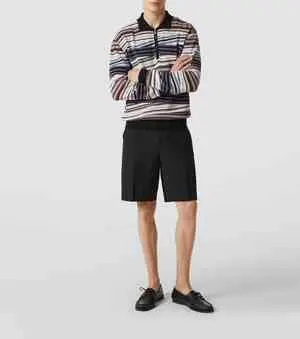 Missoni Zigzag Cotton Polo Sweater