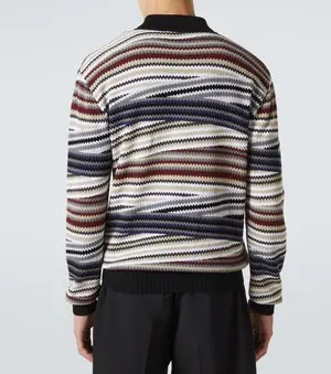 Missoni Zigzag Cotton Polo Sweater