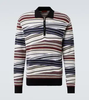 Missoni Zigzag Cotton Polo Sweater - Multicoloured