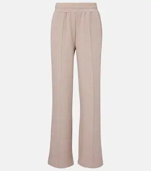 Varley Taupe Marl Wide-leg Sweatpants - Grey