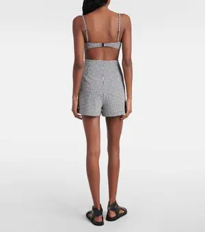 RÓHE Gingham Bralette - Black