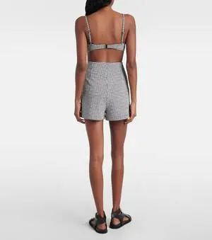 RÓHE Gingham Bralette - Black