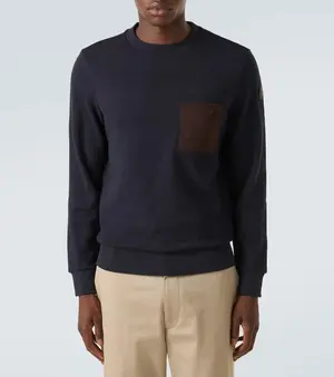 Moncler Cotton And Cashmere Sweatshirt