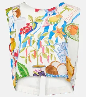 Farm Rio Cropped Blouses