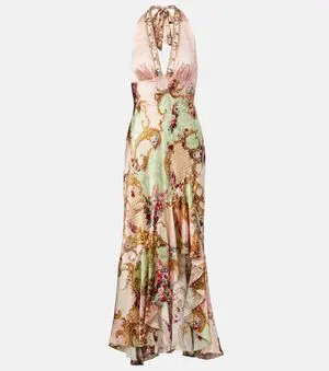 Camilla Queens Quarters Silk Maxi Dress
