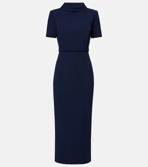 Roland Mouret Roland Mouret Cady Midi Dress Blue