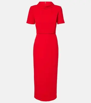 Roland Mouret Cady Midi Dress - Red