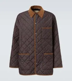 Valentino Garavani Polka-dot Quilted Jacket