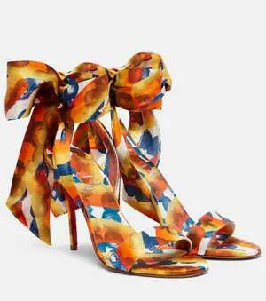 CHRISTIAN LOUBOUTIN Miss Z Sandal Du Désert 100 Sandals - Multicoloured