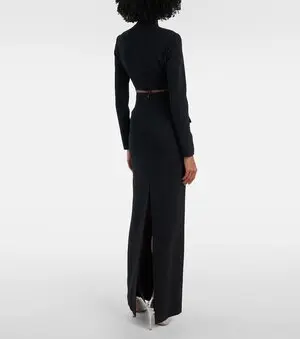Costarellos Cropped Mockneck Top