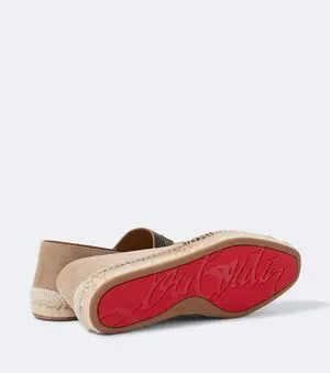 CHRISTIAN LOUBOUTIN Alfarica Leather Espadrilles