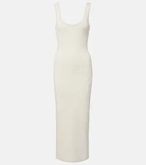Altuzarra Duras Knitted Maxi Dress - White