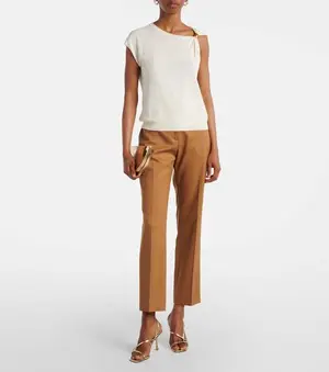 Altuzarra Asymmetrical Jersey Top