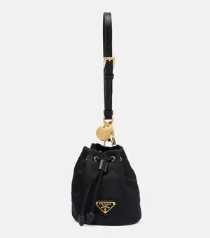 Prada Re-nylon Bag Charm - Black