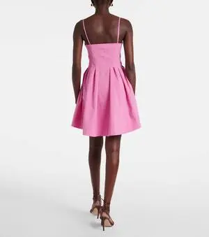 Simkhai Kitt Cotton-blend Minidress - Pink