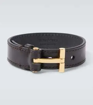 TOM FORD Leather Bracelet - Brown