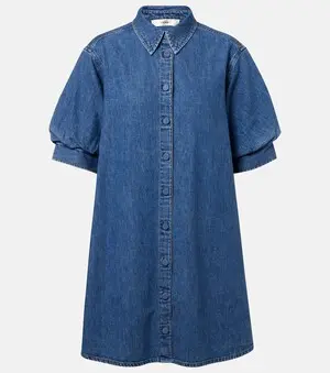 FRAME Play Denim Mini Dress