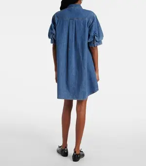 FRAME Play Denim Mini Dress