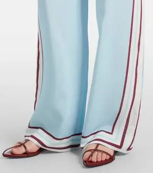 Simkhai Orissa Striped Straight Pants