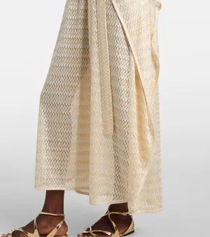 Melissa Odabash June Knitted Lamé Kaftan