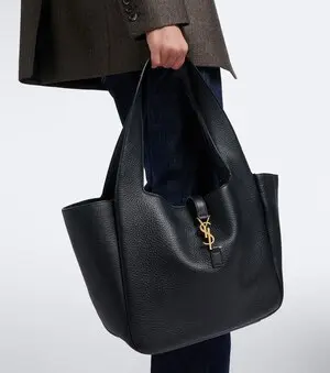 Saint Laurent Le 5 À 7 Bea Tote Bag - Black