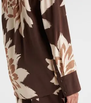 SIR. Floral Silk Satin Shirt
