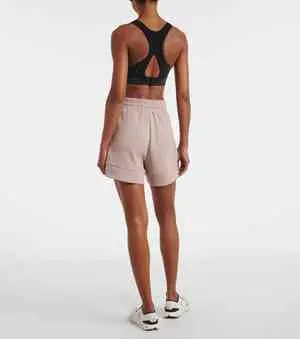 Varley Atrium High-rise Jersey Shorts - Beige