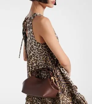 GANNI Small Tote Bag - Brown