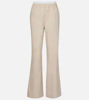 Simkhai Bristol Wide-leg Linen-blend Pants - Beige