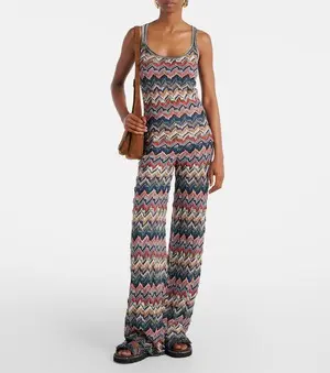 Missoni Open-knit Palazzo Pants